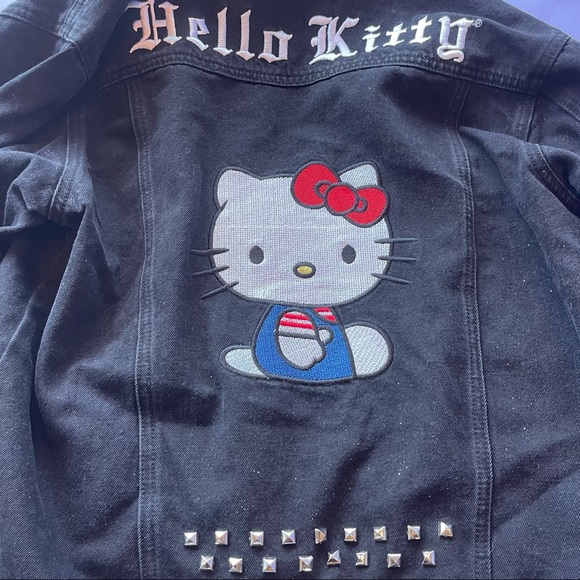 Hello Kitty | Jackets & Coats | Hello Kitty Denim Trucker Jacket | Poshmark